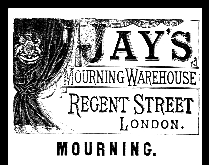 Jay´s Mourning Warehouse durante el Londres victoriano